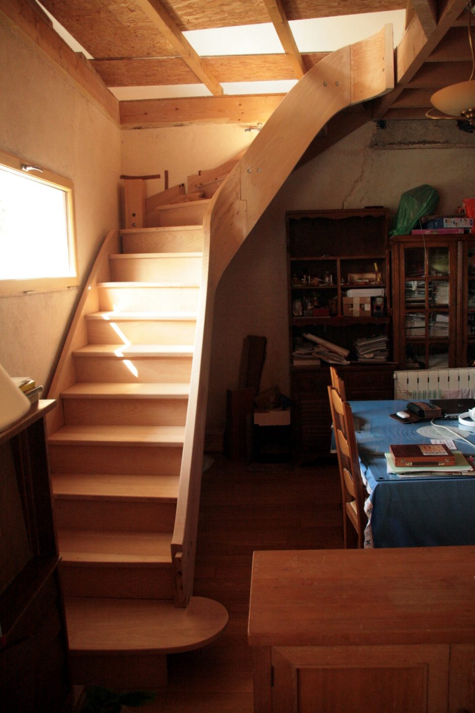 Escalier balancé – Le Charpentier Volant